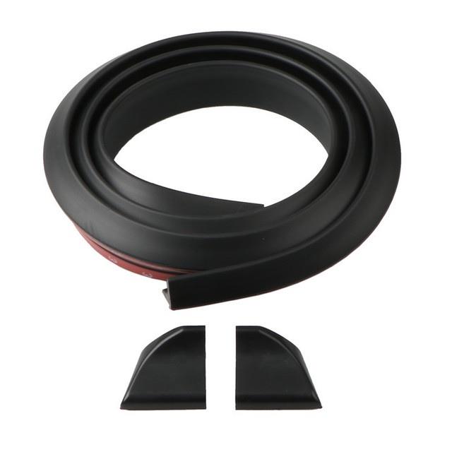 WKUA Universal Authentic Ducktail Carbon Fiber Spoiler 1.5M/ Rubber ...