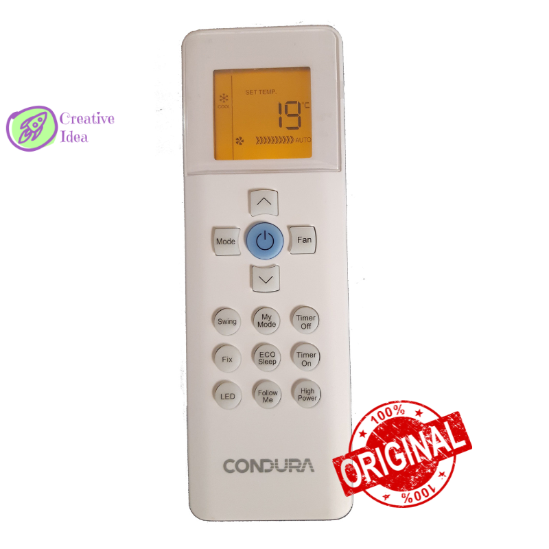 Original Condura Remote (RG67N) For Condura Split Type Aircon Unit ...
