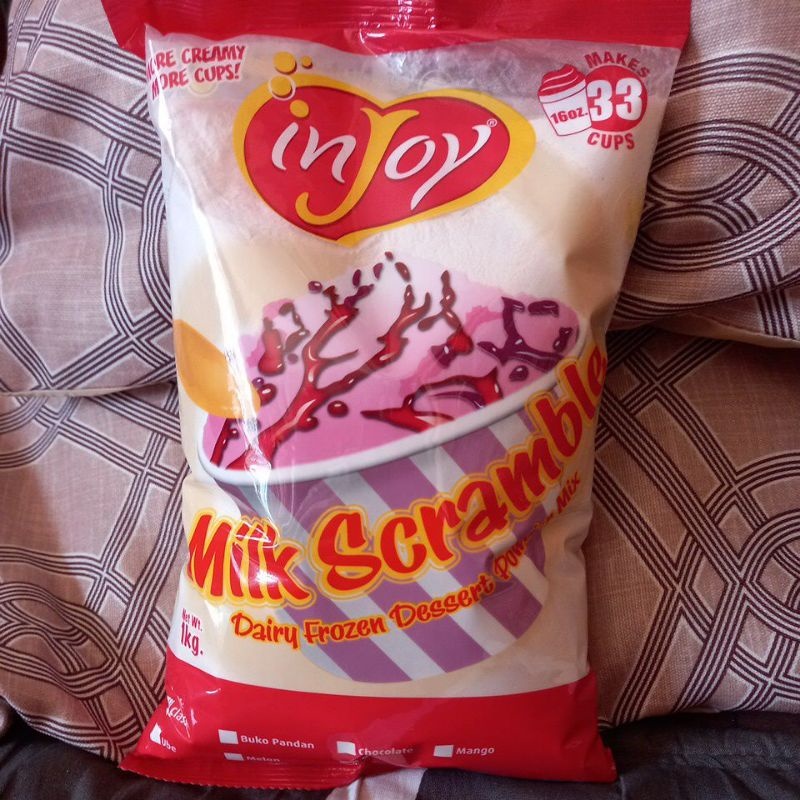 INJOY MILK SCRAMBLE POWDER MIX and MILKBOY SKIM original 1KG | Lazada PH