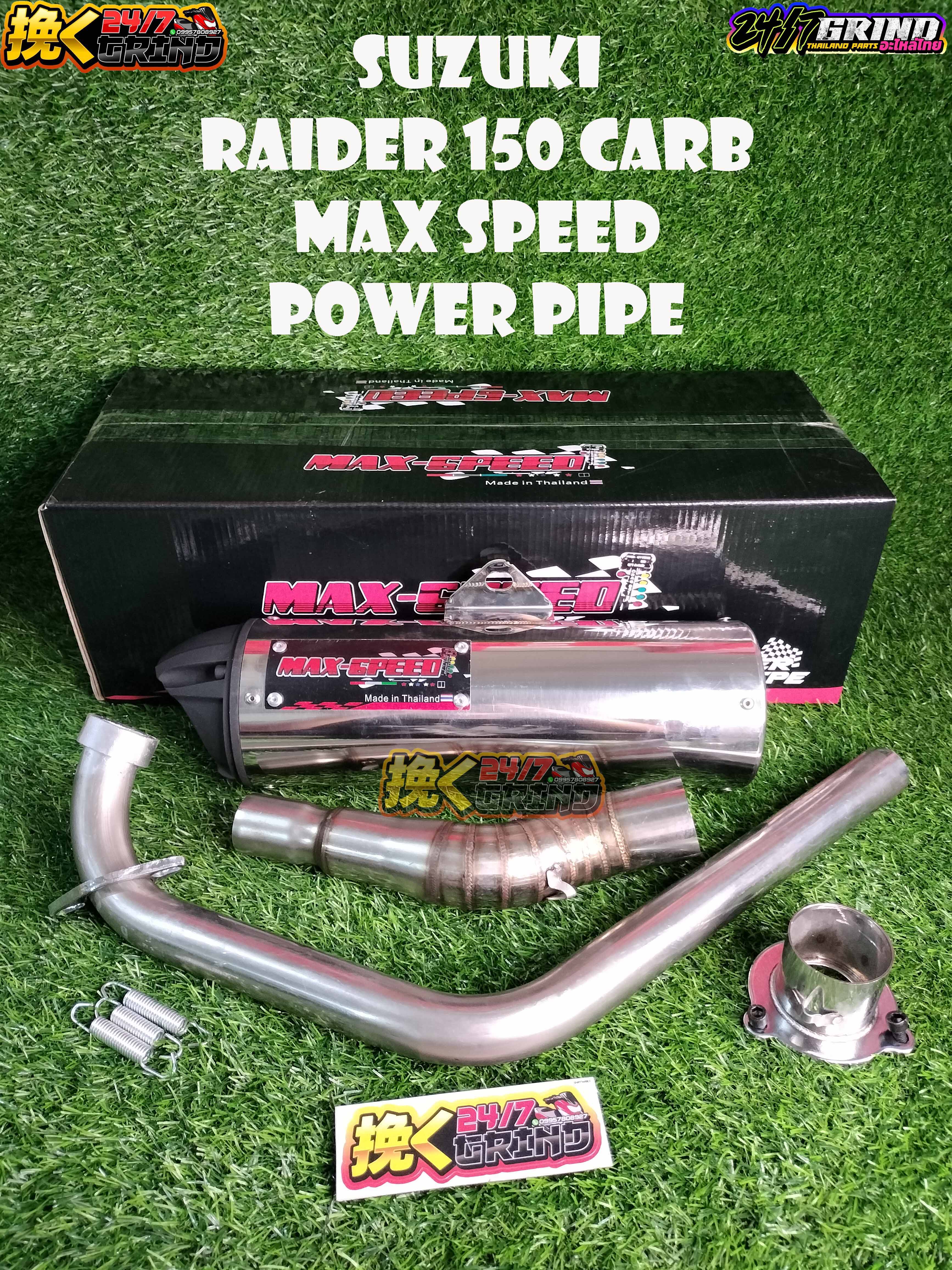 SUZUKI RAIDER 150 CHROME CHICKEN PIPE MAX SPEED THAILAND MADE | Lazada PH