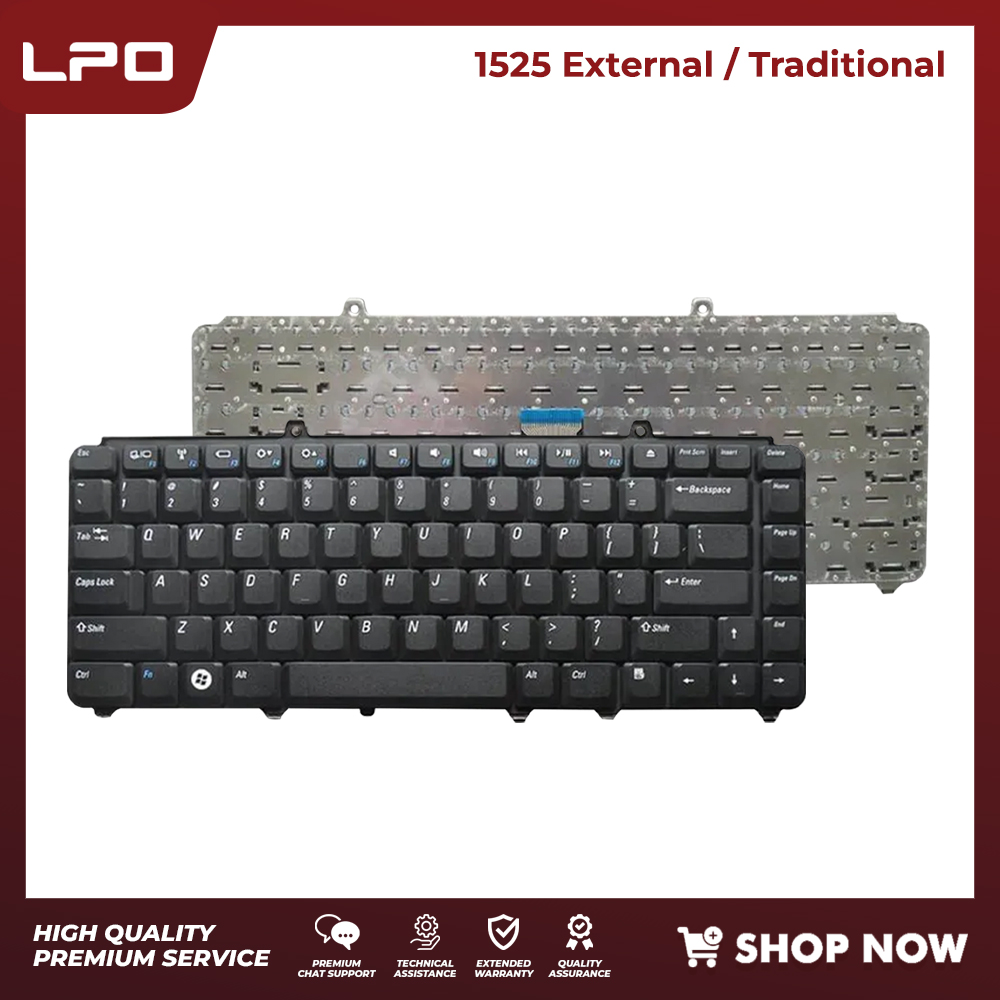 LPO Laptop Keyboard Compatible with Dell Inspiron 1525 1525SE 1526 ...