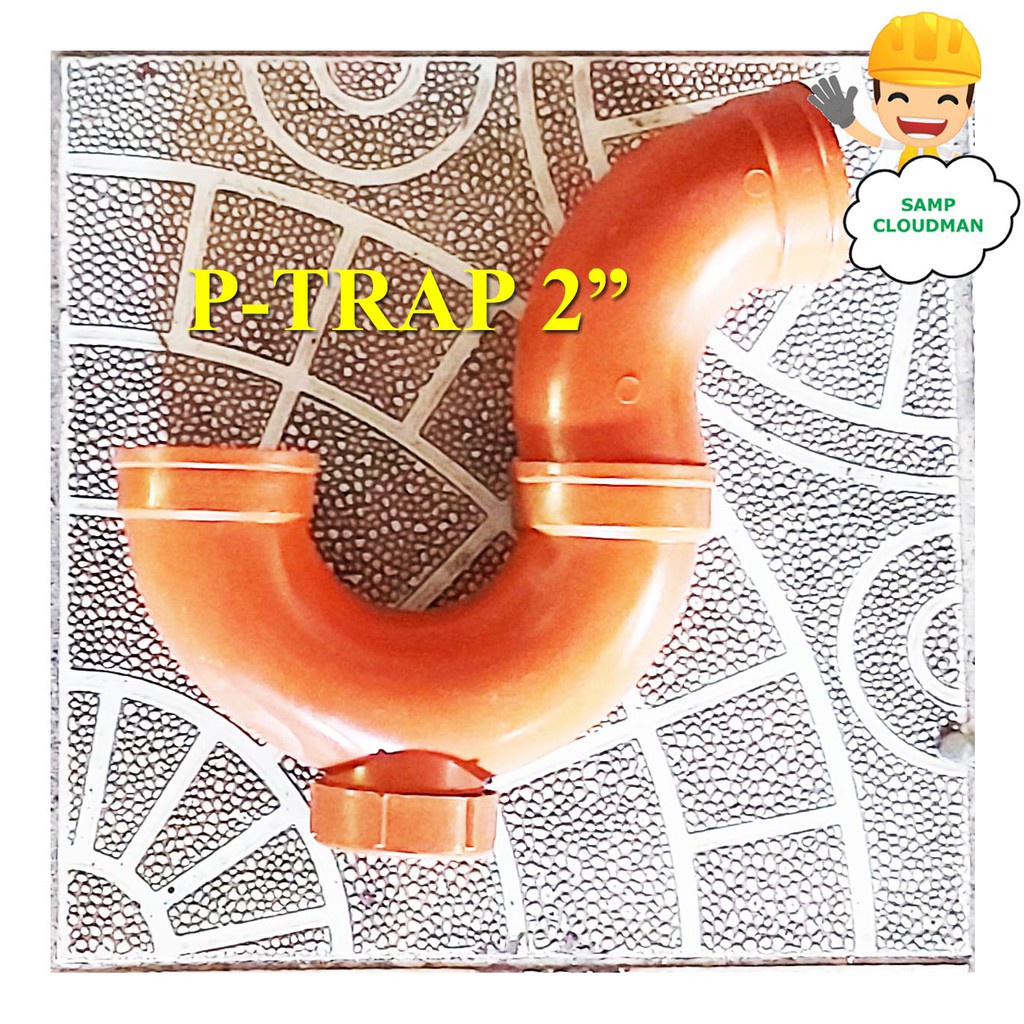 Neltex PVC Orange P-Trap 2 inches per piece set Plastic PVC Lavatory P-Trap 2 | Lazada PH