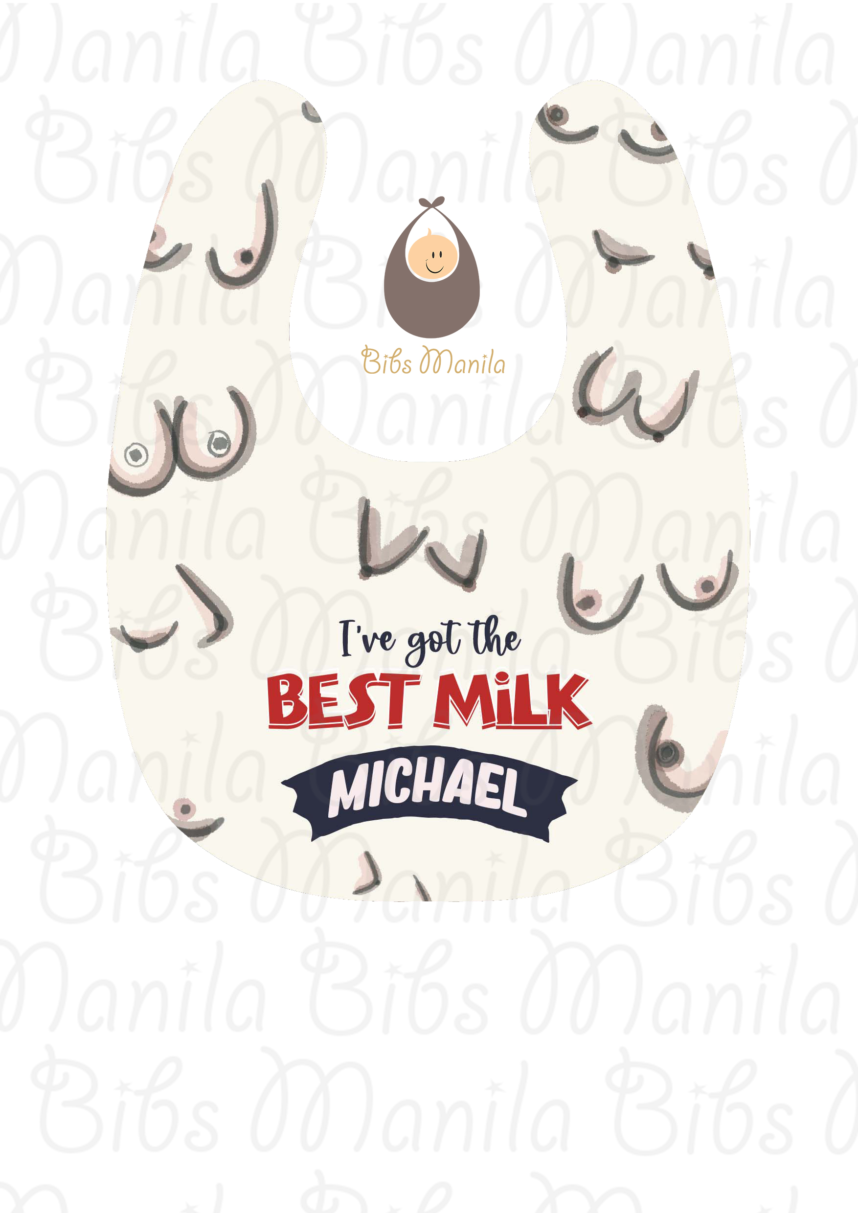 Bibs Manila Best Milk Personalized Bib | Lazada PH