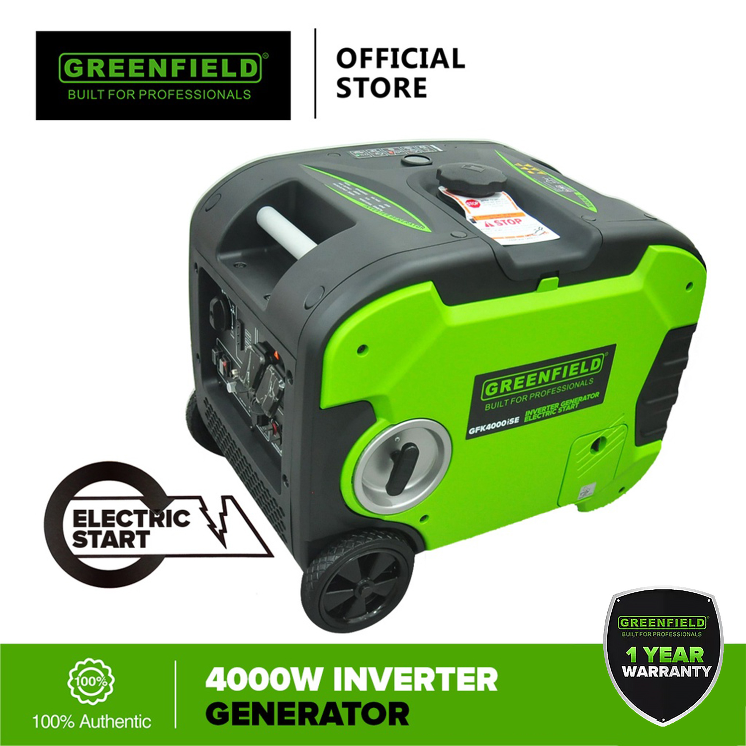 Greenfield Inverter Generator 4000W Electric Start | Lazada PH