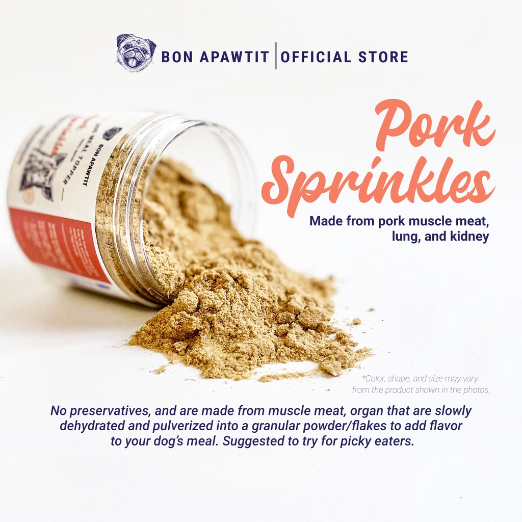 Factory direct sales Pork Sprinkles Meal Topper for Dogs (80g) | Lazada PH