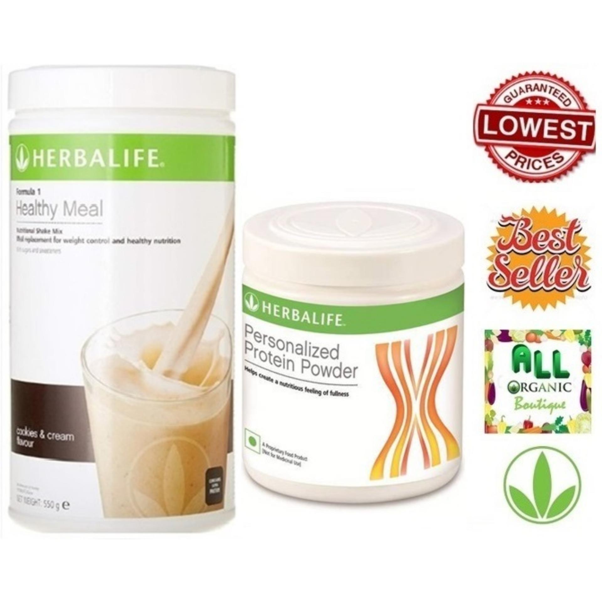 Herbalife Meal Replacement Combo (Cookies and Cream & Protein Powder ...