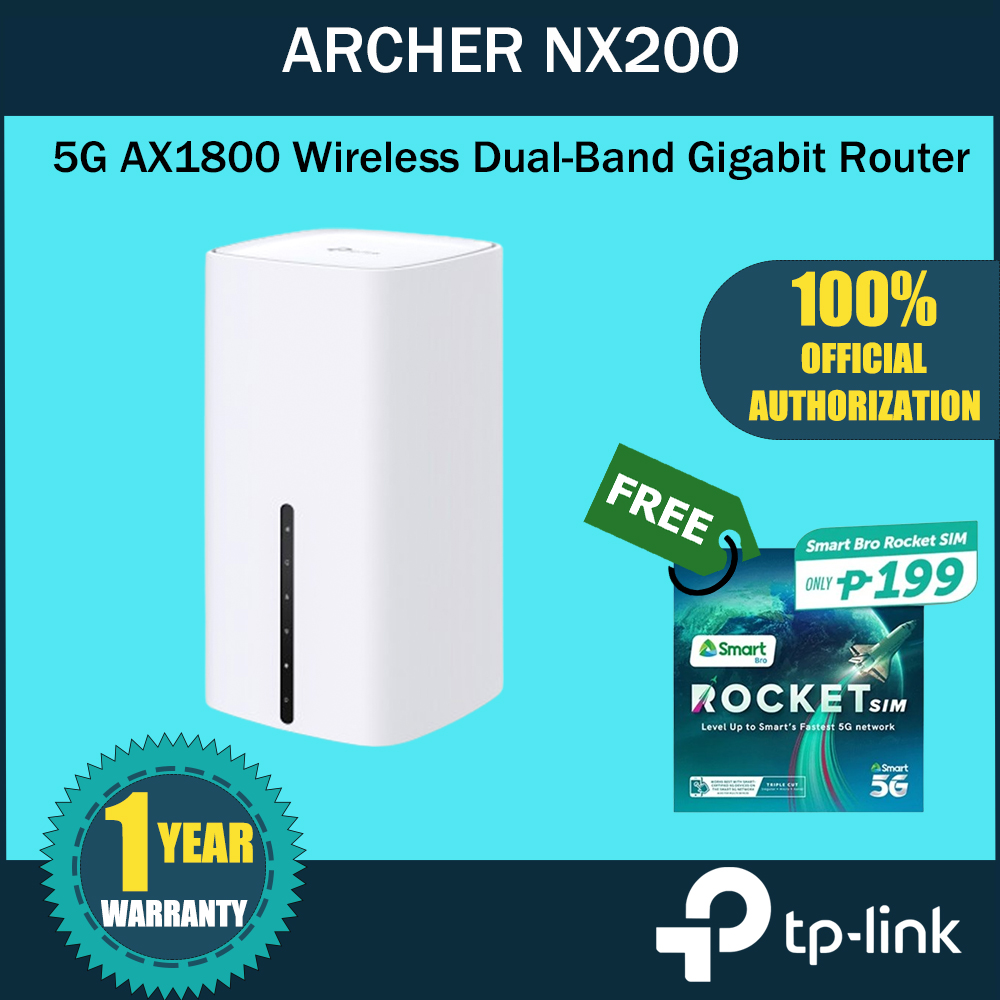 【FREEBIE SIM CARD】TP-LINK Archer NX200 5G AX1800 Wireless Dual-Band ...