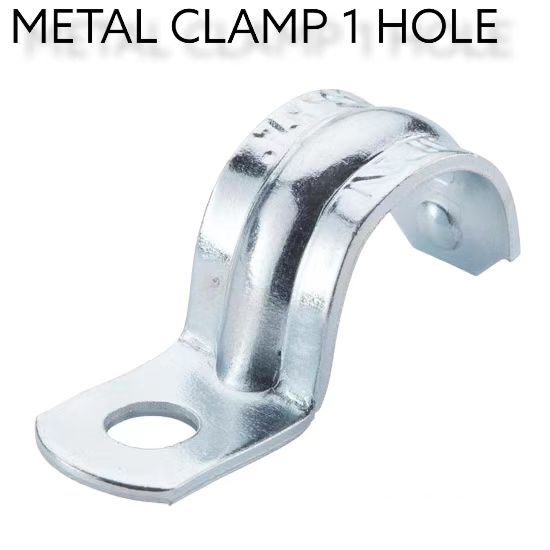 High Quality METAL CLAMP METAL CONDUIT CLAMP 1 HOLE (20mm,25mm,32mm ...