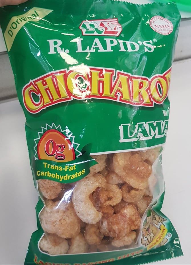 Mialendra's Original R.Lapids Chicharon with Laman 200 Grams/Chicharon ...