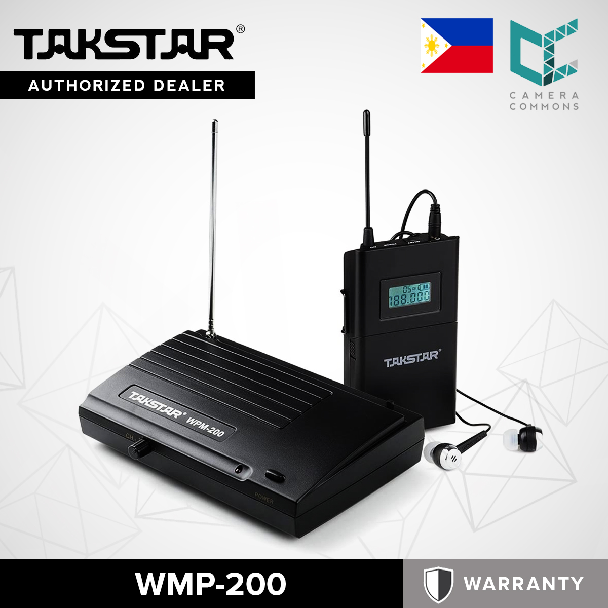 Takstar WPM-200 In Ear Stage UHF Wireless Monitor System for Studio ...