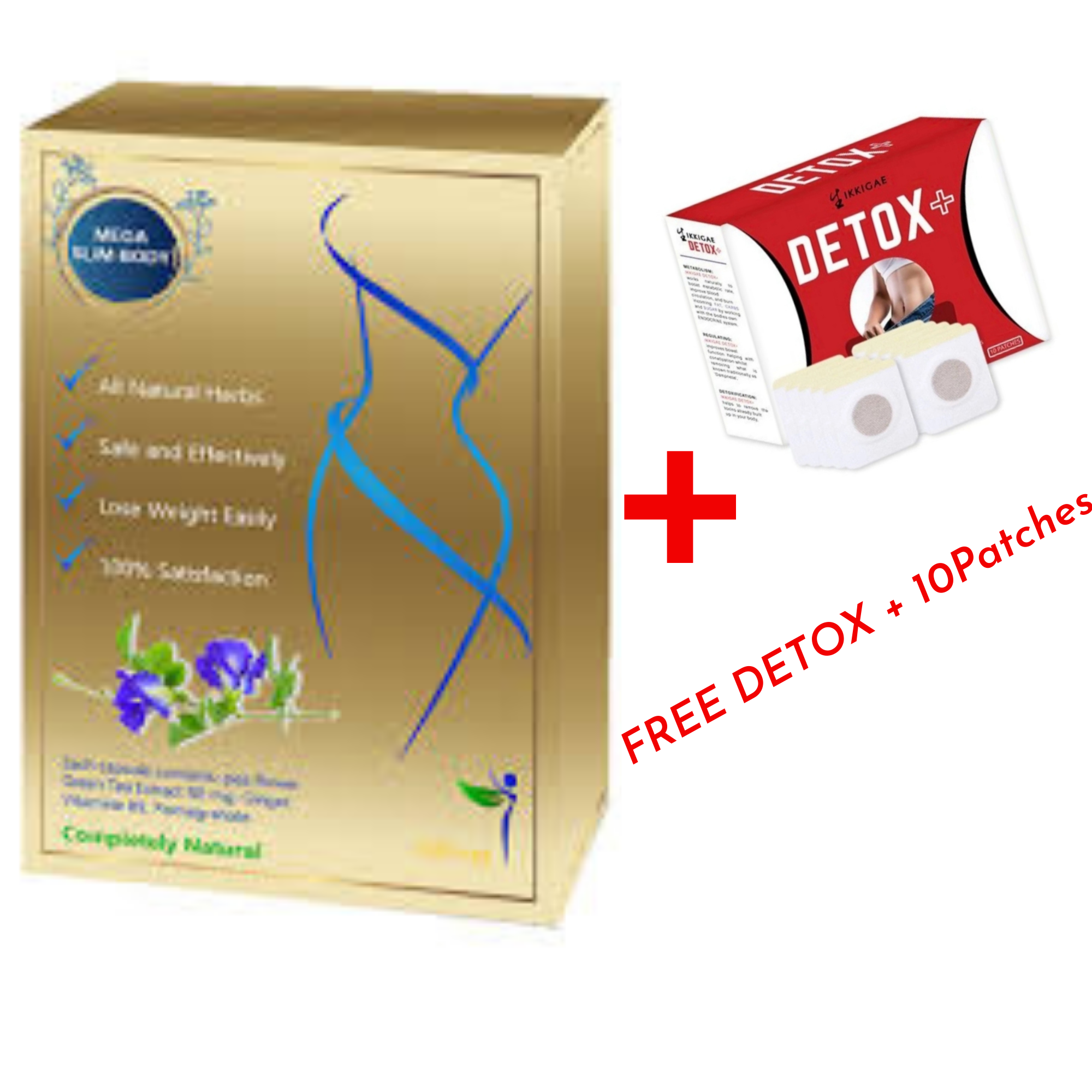*Big Sale* Mega Slim Body Original 20 Capsules + Ikkigae Detox+ ...