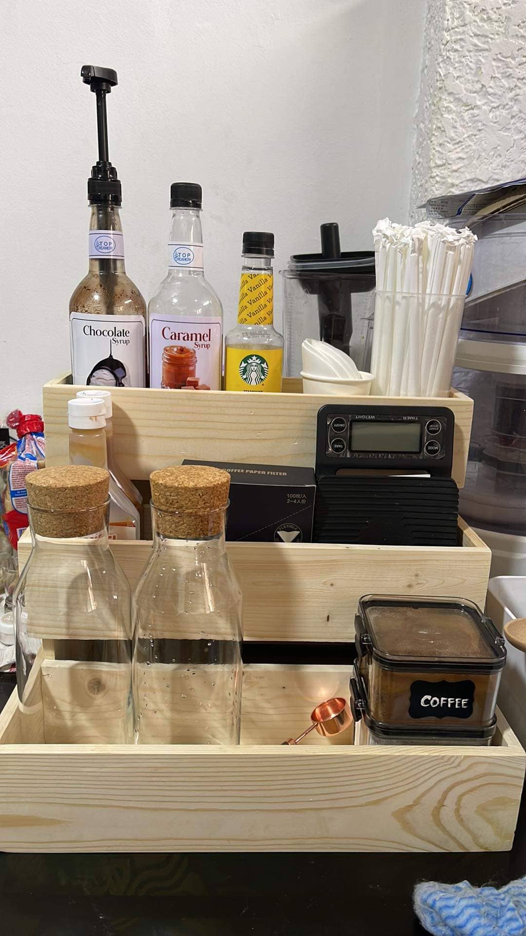 Syrup Rack / Condiments Rack Wooden smooth finished | Lazada PH