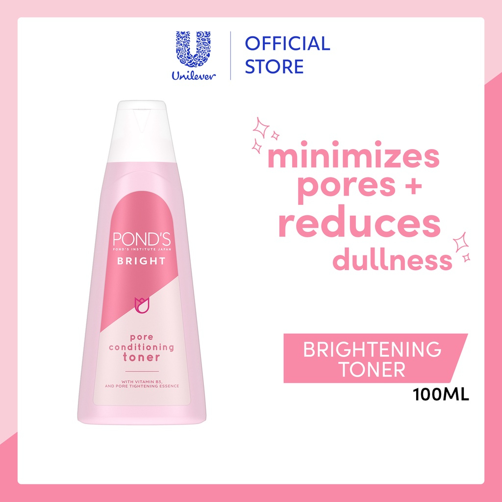 Pond's Bright Beauty Pore Conditioning Toner with Niacinamide and ...