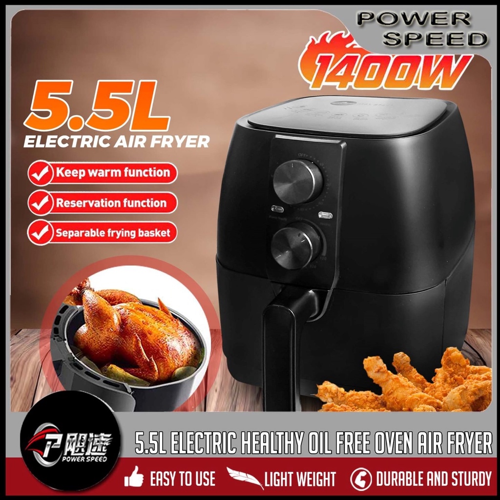 Heavy Duty Advance Electric Air Fryer 5.5L | Lazada PH