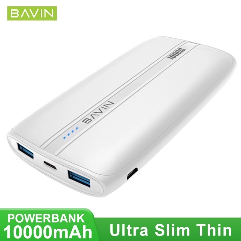 BAVIN 10000mAh Slim Portable Size Powerbank PC087 Dual Input And Output ...