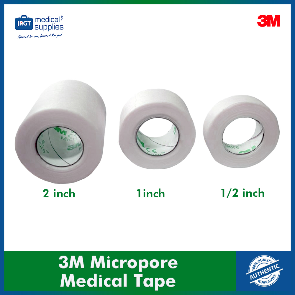 3M Micropore Medical Tape - Available in 1-Inch Width (1 piece) | Lazada PH