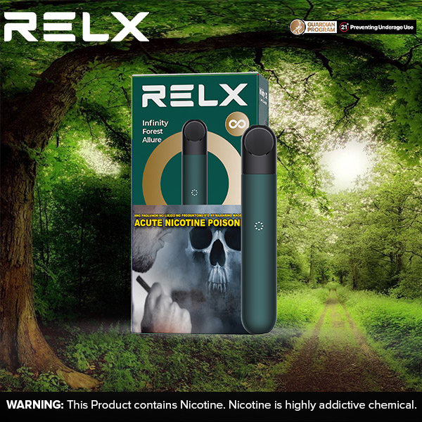 RELX INFINITY STARTER BUNDLE (1 Device + 1 POD GARDEN HEART) | Lazada PH
