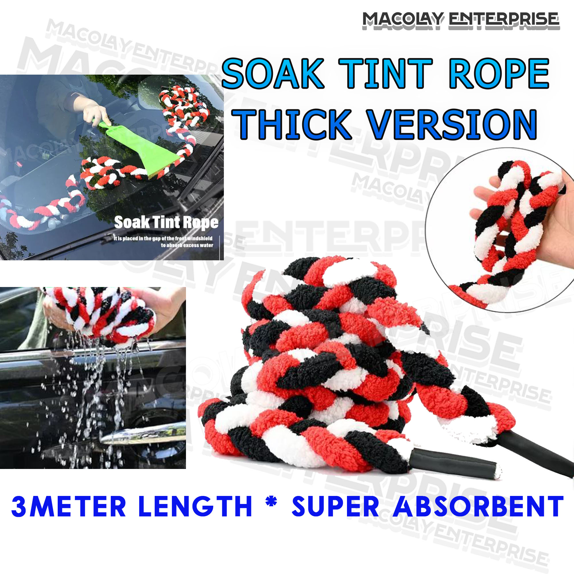 Thick version Soak Tint Rope Braided Soak Shield Rope Tinting tools ...