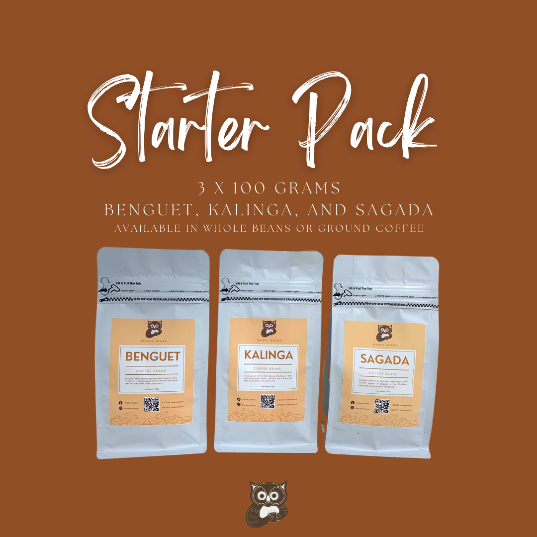 Wakey Beans Starter Pack (Premium Sagada | Benguet | Kalinga | Coffee ...