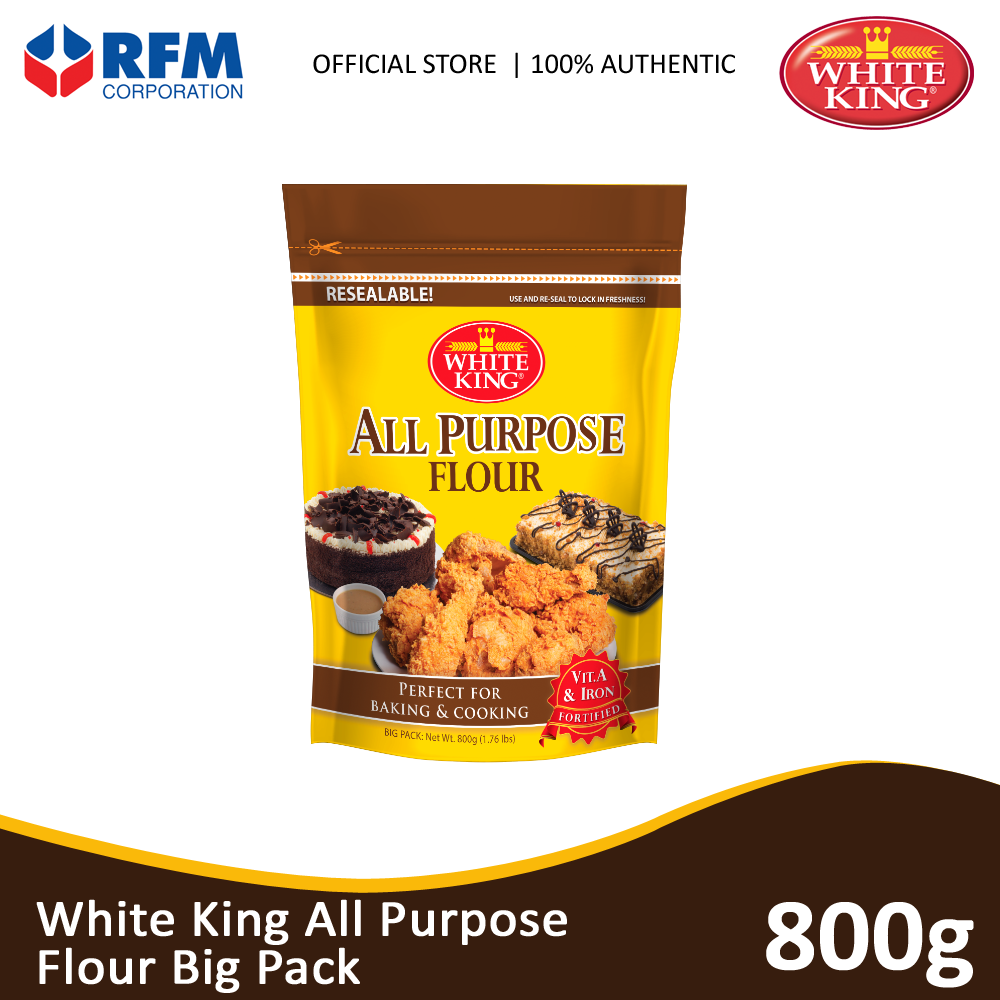 White King All Purpose Flour Big Pack 800g | Lazada PH