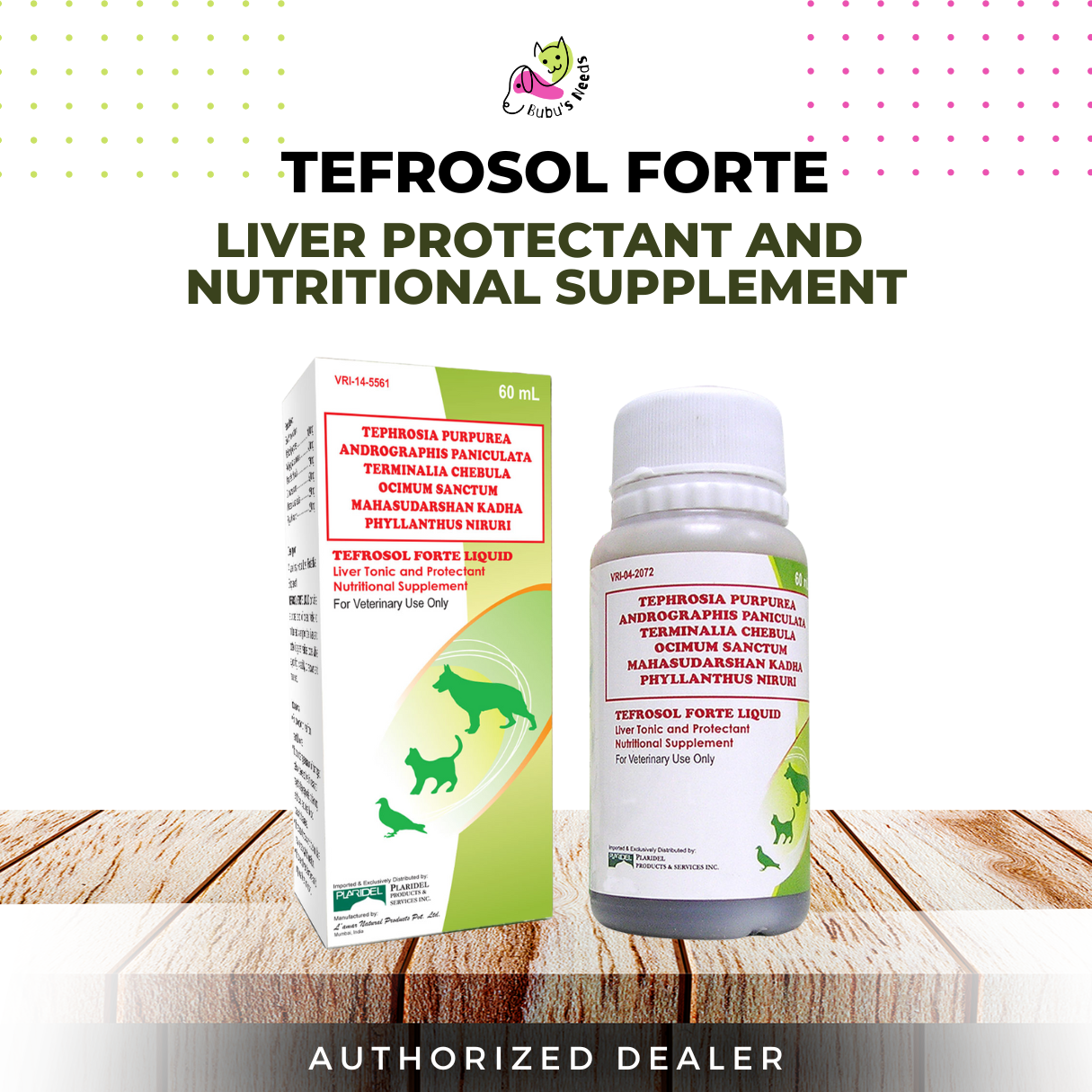 TEFROSOL FORTE SYRUP FOR DOG AND CATS LIVER PROTECTANT AND MULTI ...