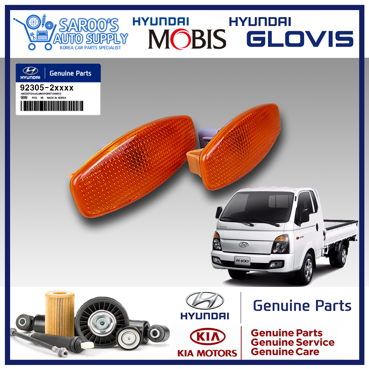 [Genuine] Repeater Lamp Set For Hyundai H100 / Porter2 , Original ...