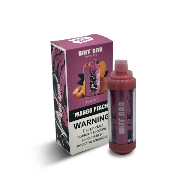 VAPE 【Legit】wiff bar 7000 Puffs Disposable vape Rechargeable pod 3 Nic ...