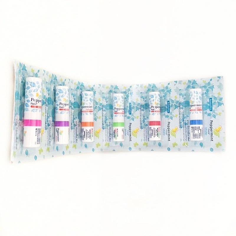 Authentic Peppermint Field Inhaler Roll on 2in1 Thailand Nasal inhaler ...