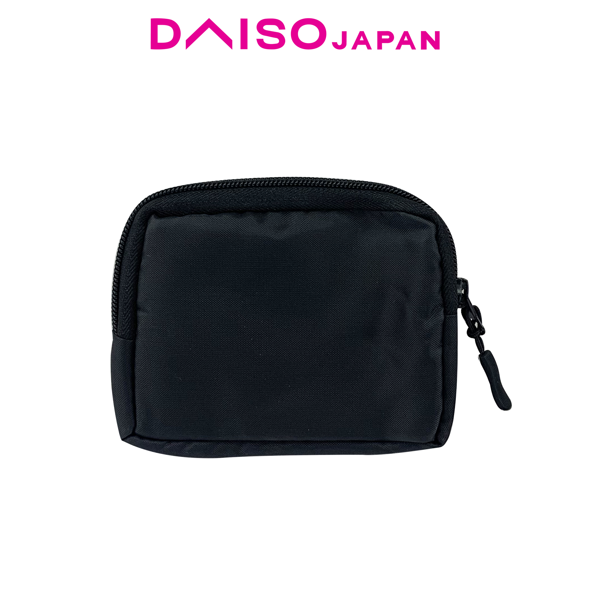 Daiso Black Mini Pouch with Partition | Lazada PH
