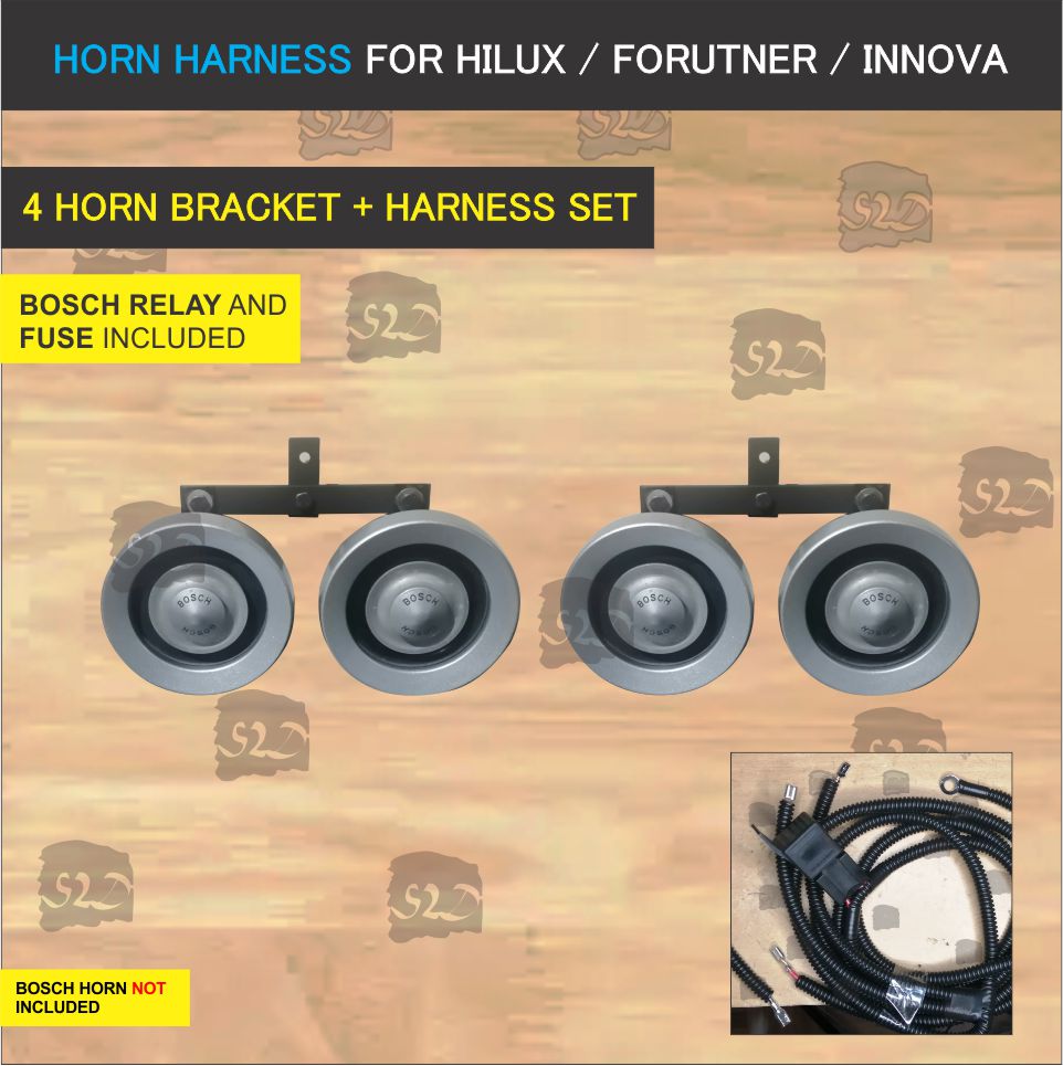 Hilux / Fortuner / Innova Bosch Horn Harness 2 / 4 Horn Connectors ...