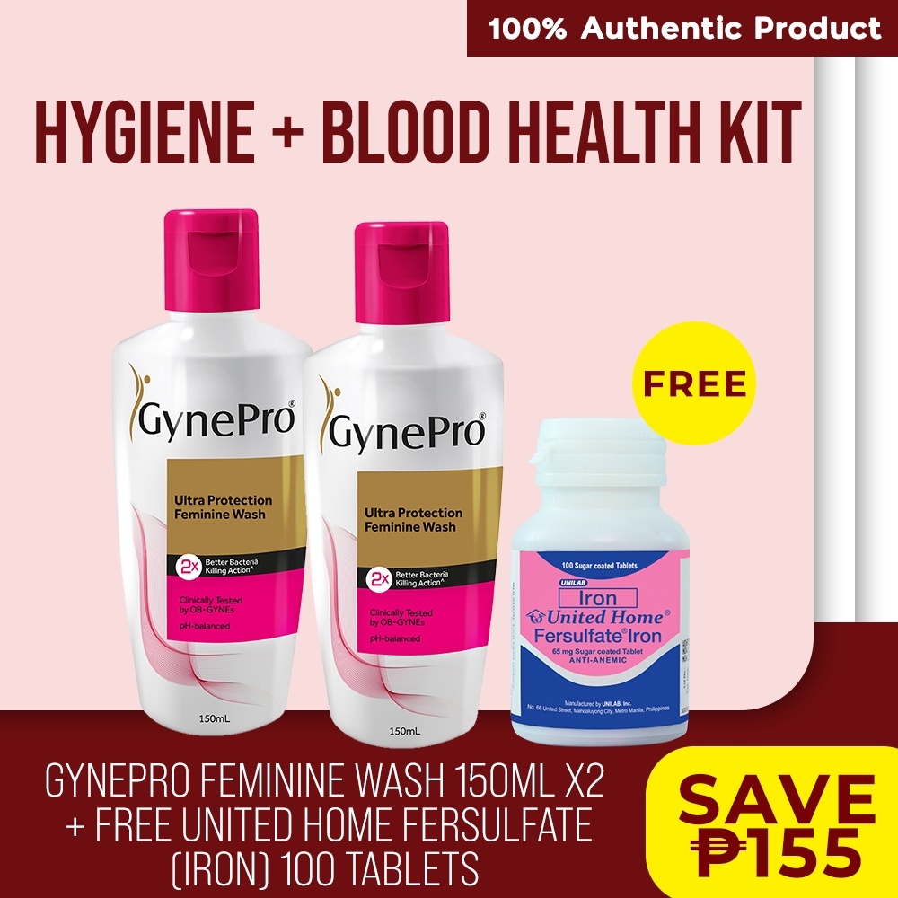Gynepro Ultra Protection Feminine Wash 150ml x2 FREE United Home ...