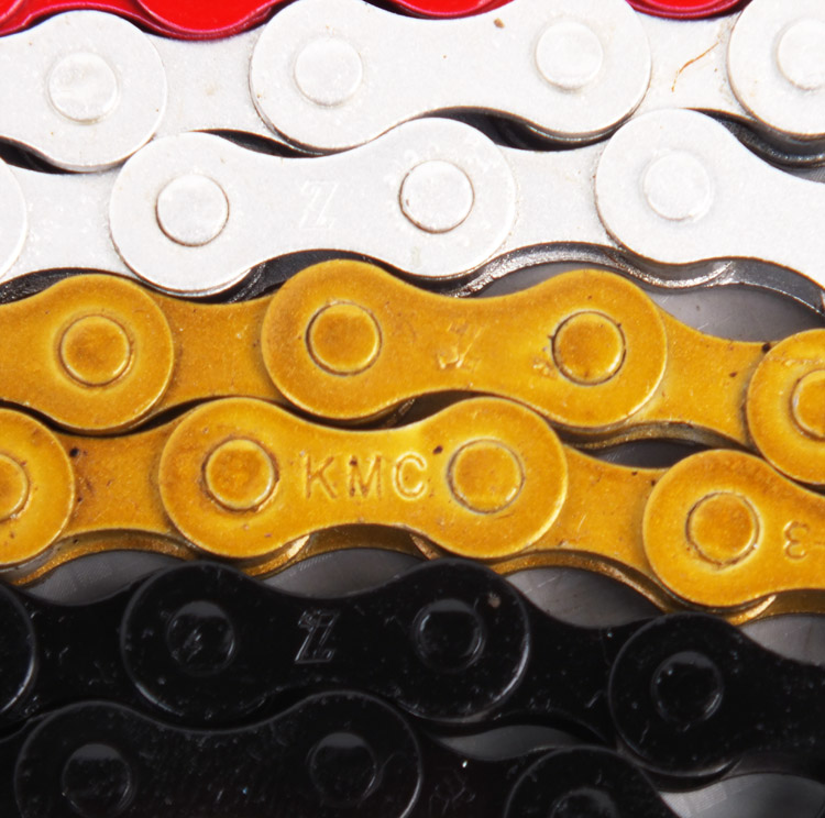 Flying chain color bicycle single-speed chain show car BMX chain magic ...