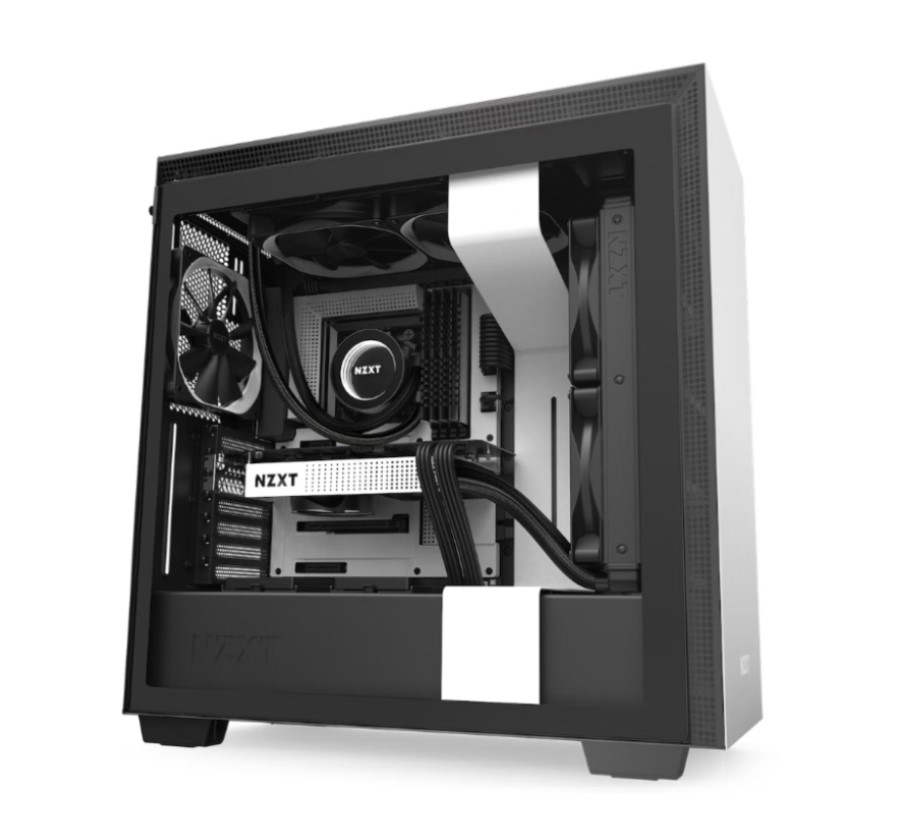 NZXT H710 Mid-Tower Case with Tempered Glass (Black/White) | Lazada PH