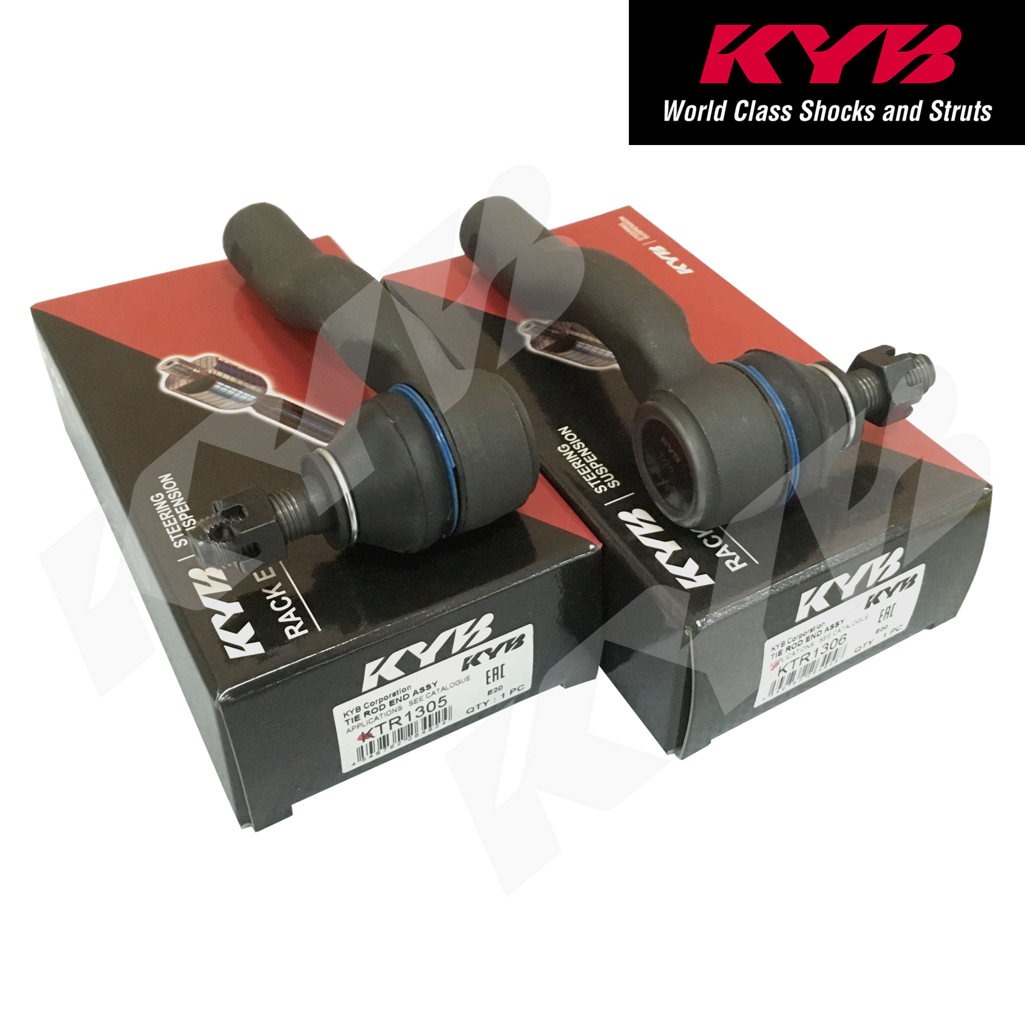 KYB KAYABA Tie Rod End for Toyota Vios 2013 - 2022 Set of 2 (Outer Left and Right)(KTR1305 ...