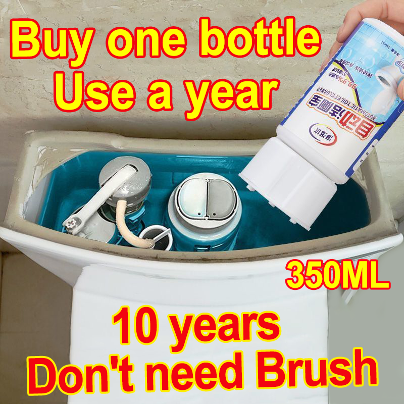 💦10 years Don't need Brush Toilet💦Automatic Toilet Bowl Cleaner 350ml ...