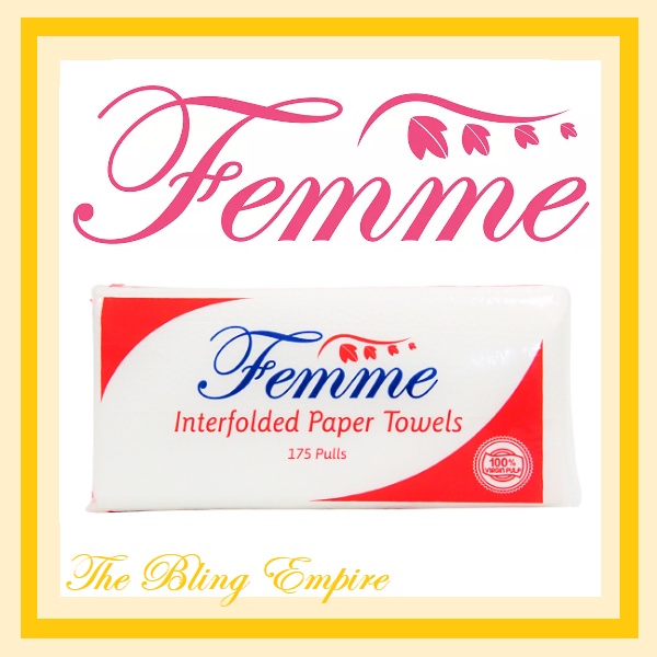 Femme Interfolded Paper Towels (1ply Tissue) 175pullsn2B | Lazada PH