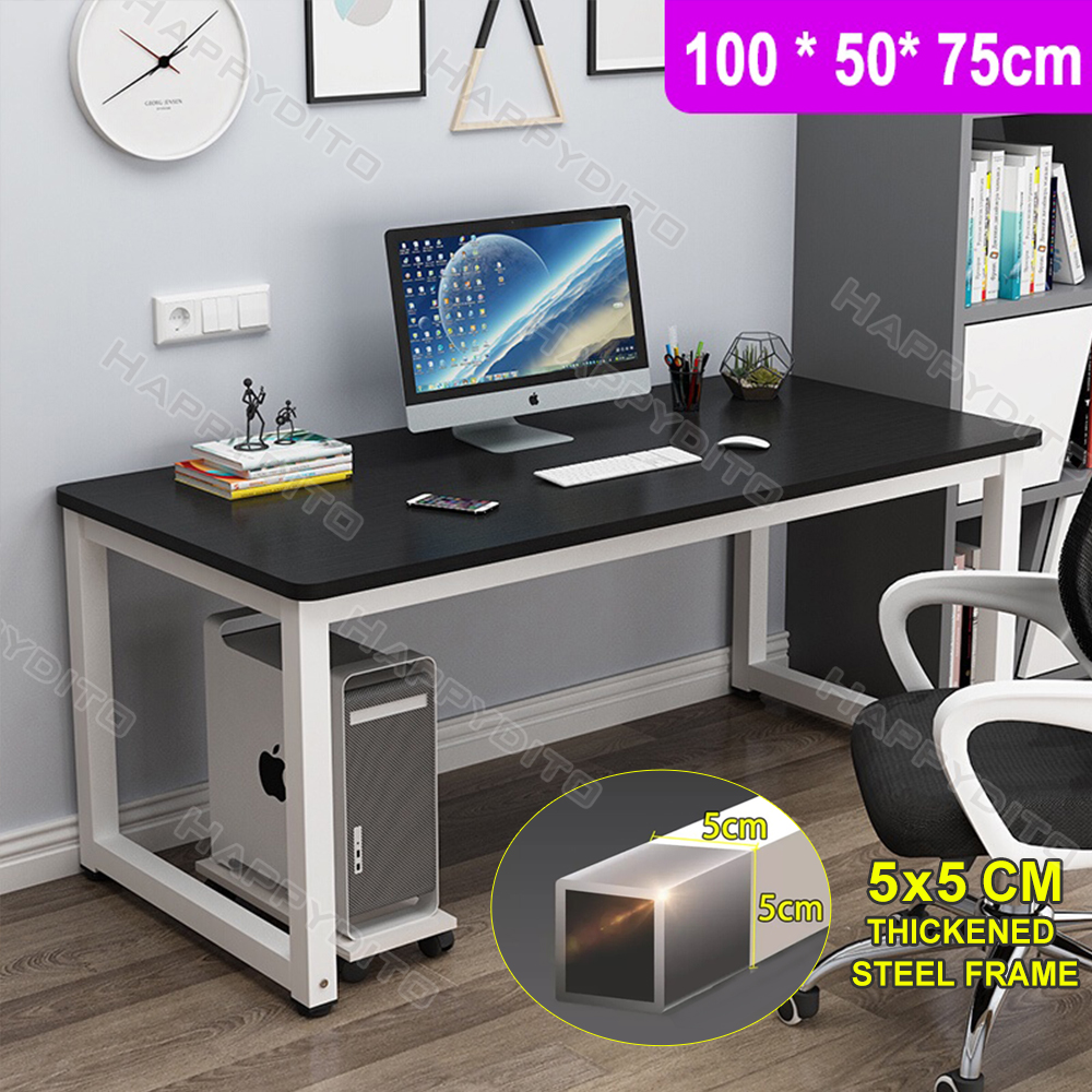 【24 Hours Shipped】Wooden Computer TABLE Computer DESK wooden and ...