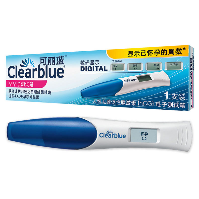 Clearblue electronic pregnancy test stick pregnancy test pen pregnancy ...