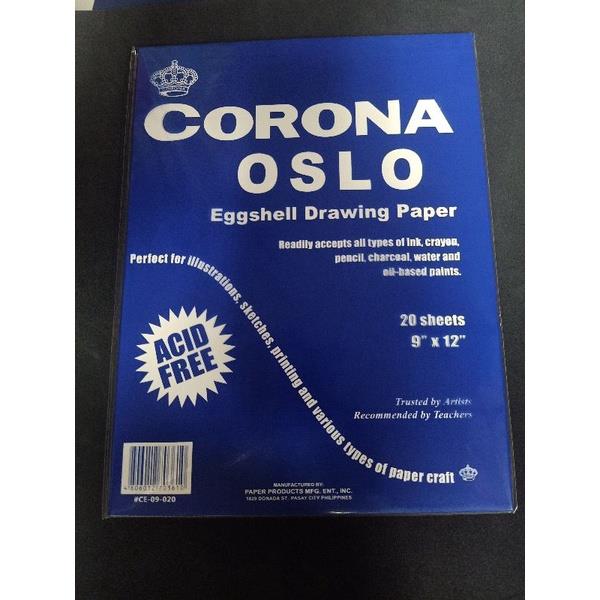 Corona Oslo Eggshell Drawing Paper 9x12 20sheets | Lazada PH