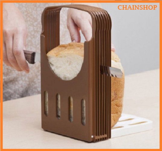 CHAINSHOP SALE Collapsible Bread Slicer Kitchen Bread Loaf Slicer ...
