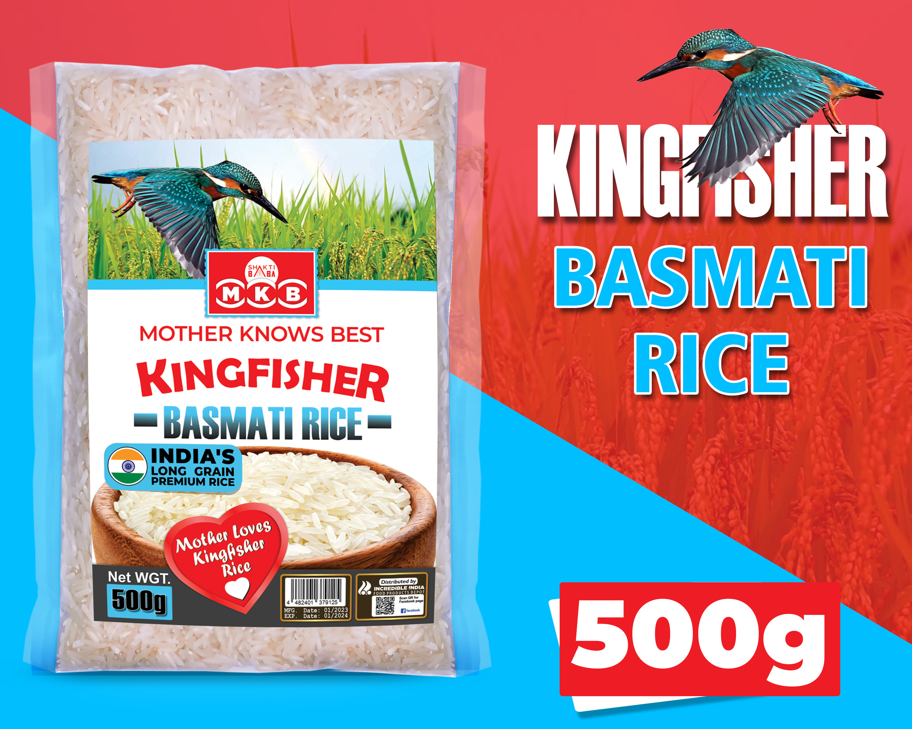 Mother Knows Best Kingfisher Basmati Rice 500g | Lazada PH