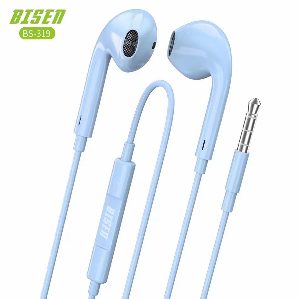 BISEN BS319 Sport Earphones HIFI Headset Original Wired Super Bass 3 ...