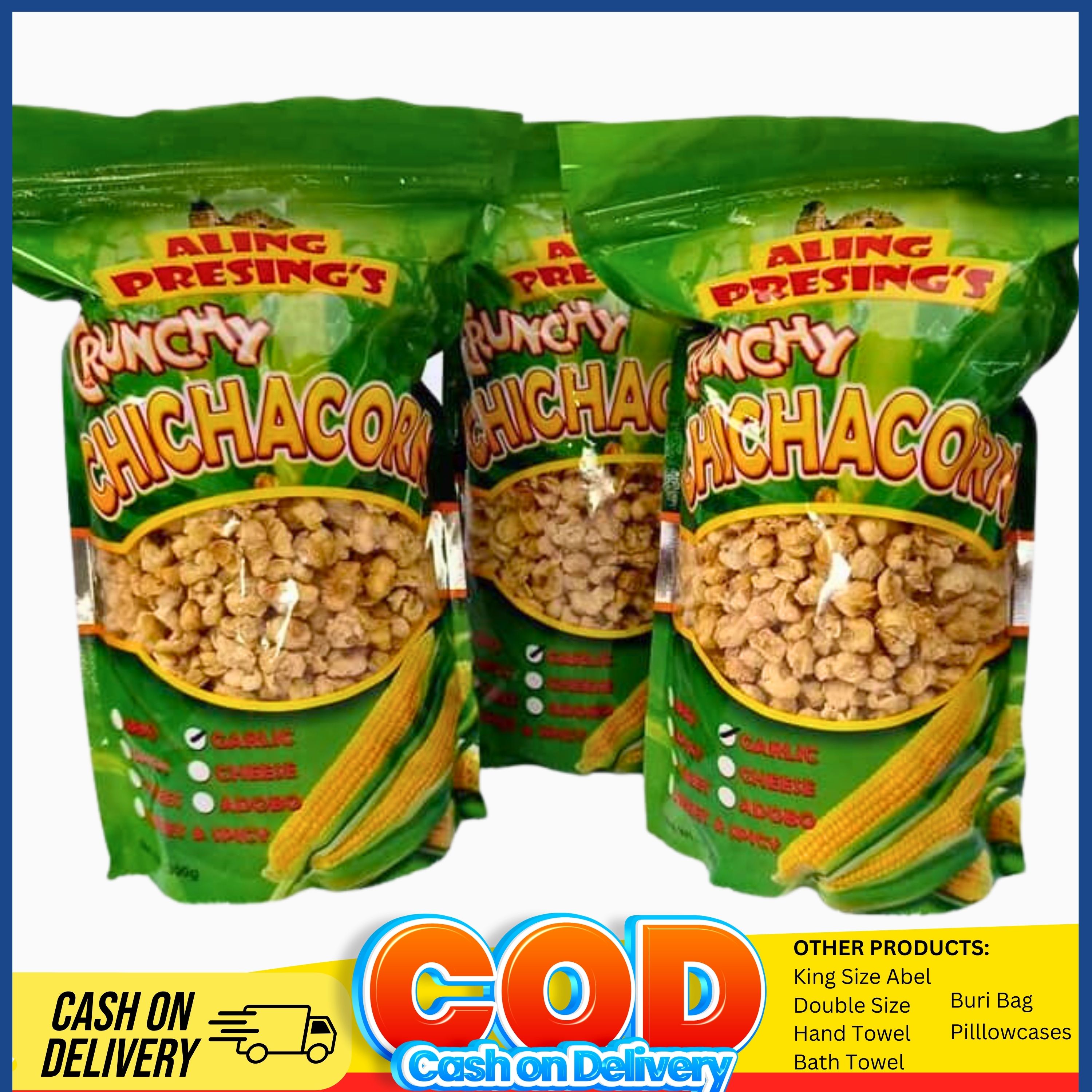 Aling Presing Crunchy Chichacorn 160g Resealable Pack by Aling Presing ...