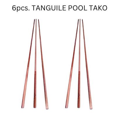 6PCS POOL TAKO (tanguile)tako ng pool/gamit sa bilyaran | Lazada PH