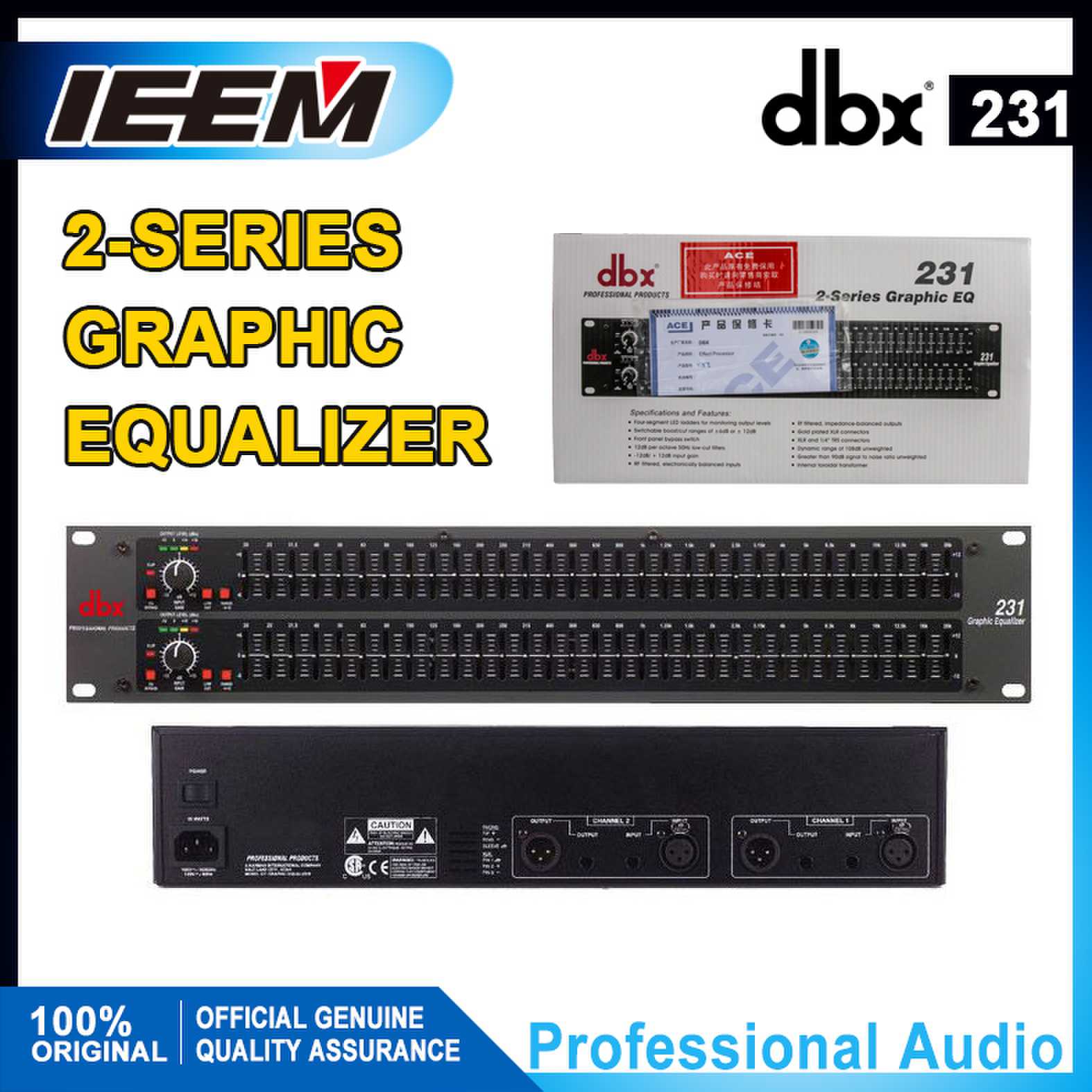 DBX 231 – 2 SERIES 31 BAND PROFESSIONAL GRAPHIC EQUALIZER | Lazada PH