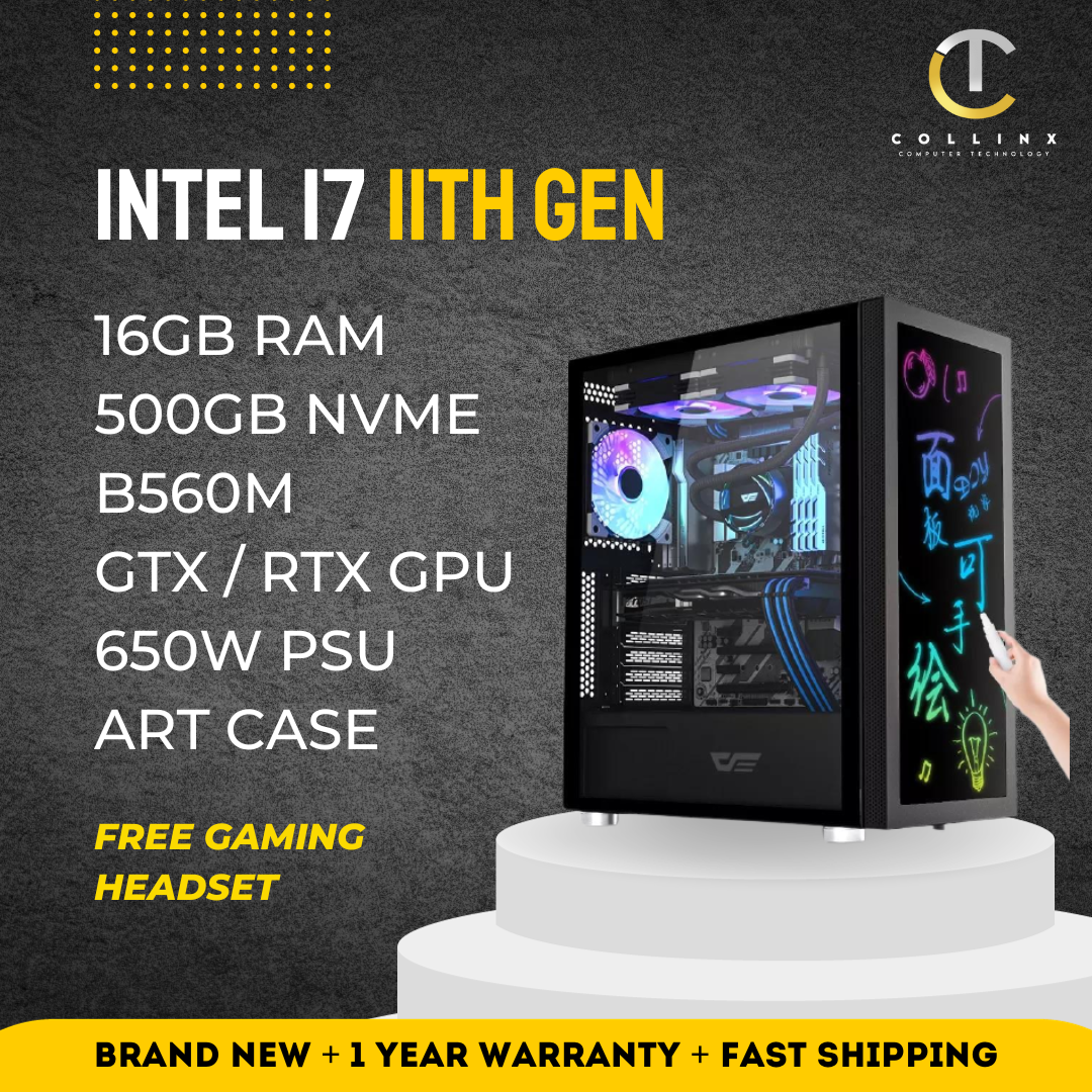 [ GAMING PC BUILD - DIAMOND ] INTEL CORE I7 11TH GEN PC Desktop | Nvidia GTX RTX Graphics Card ...