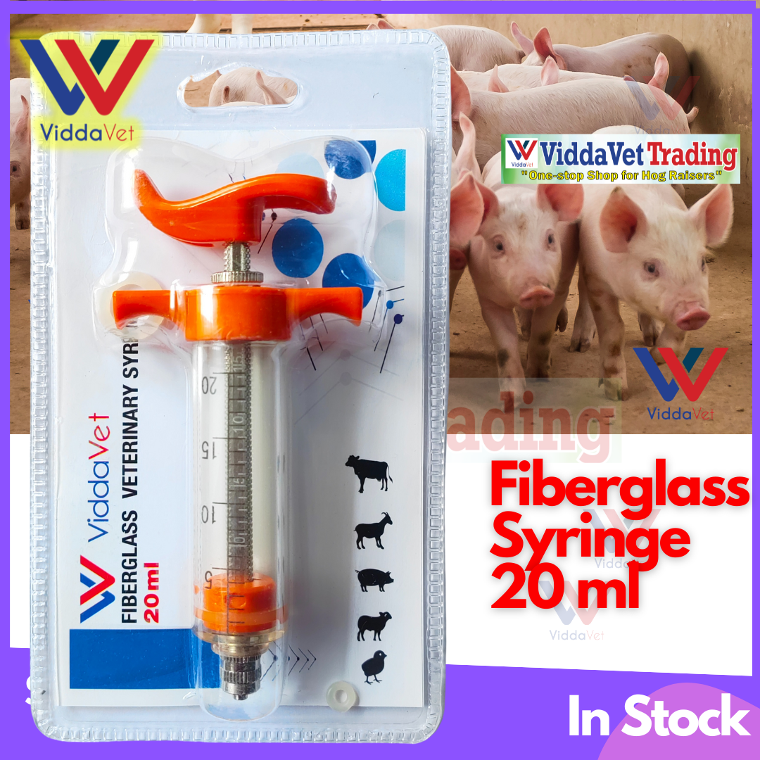 Viddavet 20 ml Orange Heavy Duty Syringe with Dosage Lock 20ml syringe ...