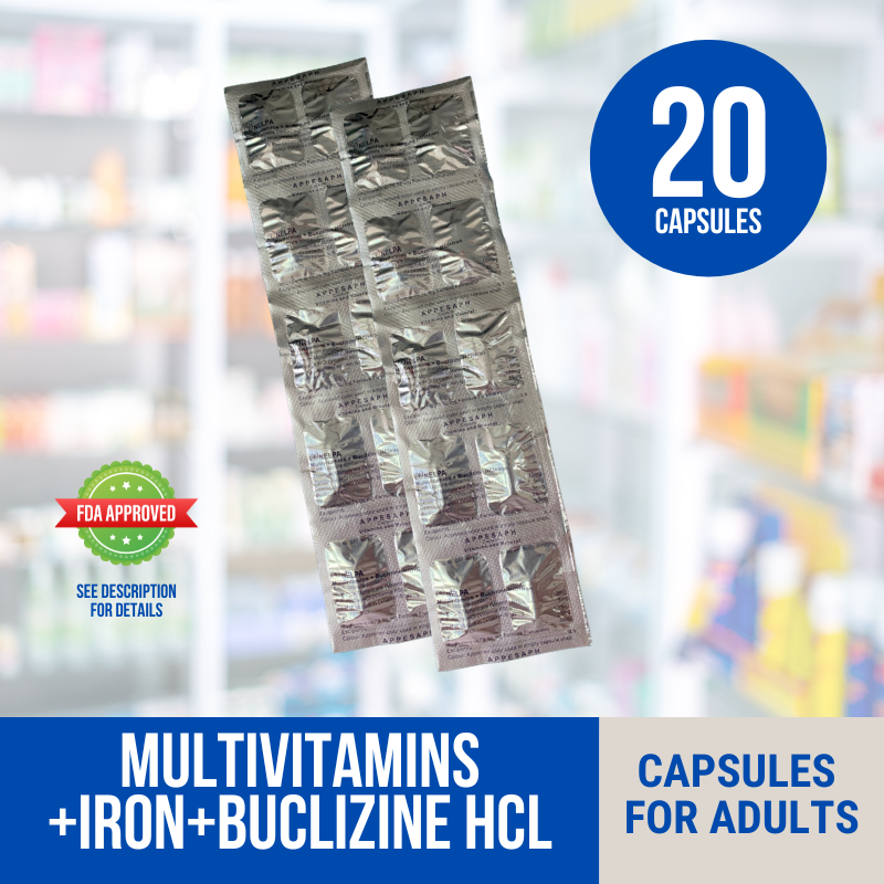 (Propan with Iron Generic) Pampataba Appetiz / Appesaph - Buclizine HCl ...