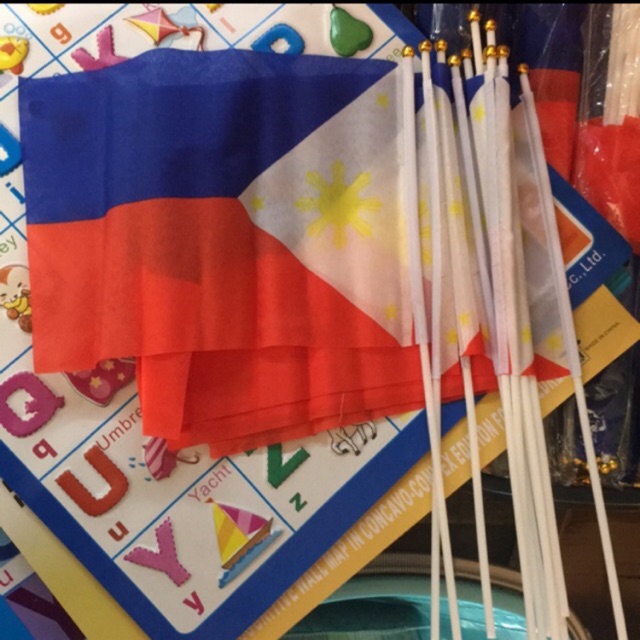 【New】 ☆ZH☆Philippines Flag Hand waving philippine flag 12pack | Lazada PH