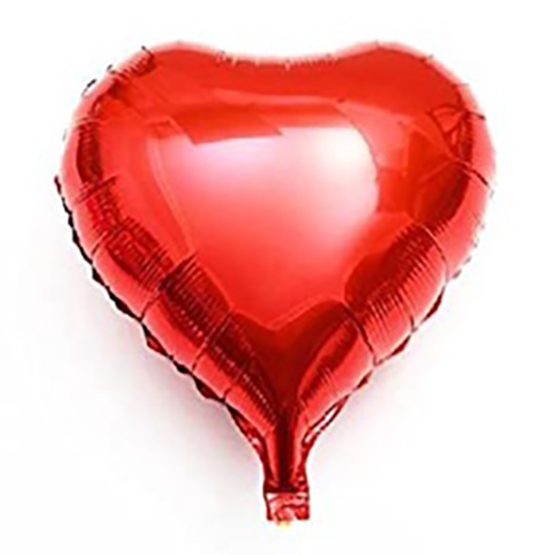10 inches Foil Heart Balloon 1PC Shape Balloon Birthday Party Wedding ...